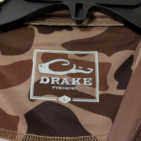 Drake | Shirts | Drake Old School Camo Dpf Shield Mesh Long Sleeve ...